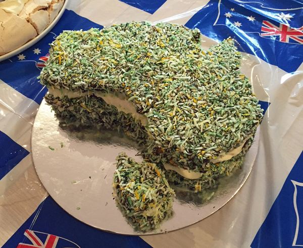 lamington australia cake man - In the Cove