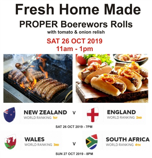 Proper Boerie Rolls at Springbok Delights - BBQ - In the Cove