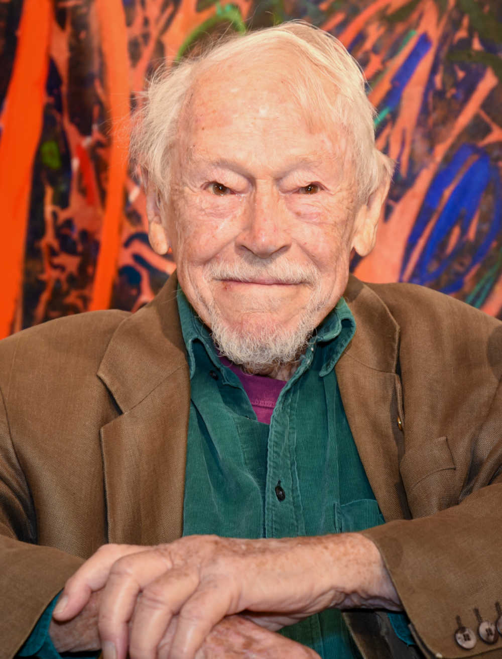 Portrait of Lane Cove Artist, Centenarian and Archibald alumnus Guy ...