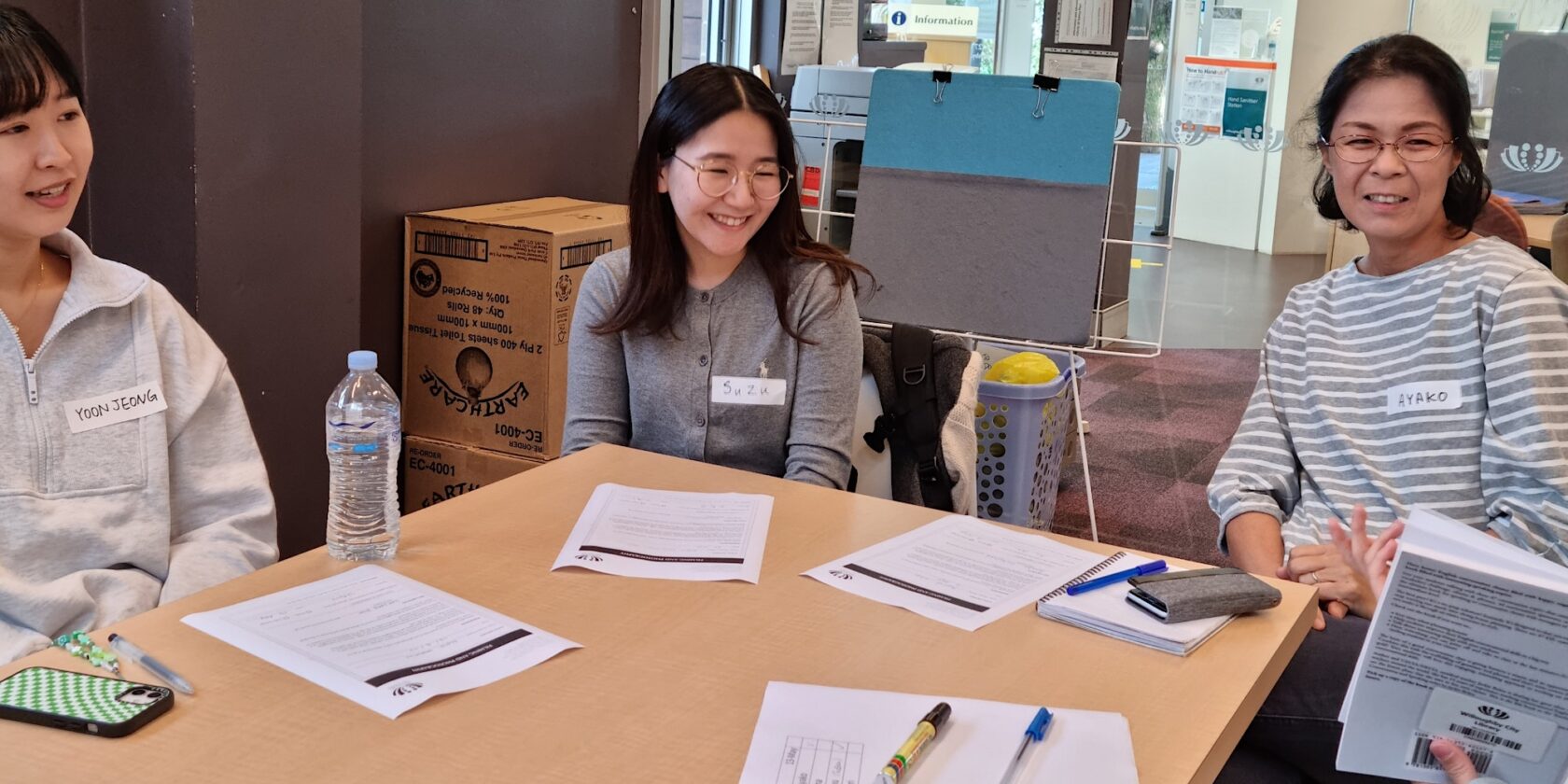 English conversation meet-up at West Chatswood Library - In the Cove