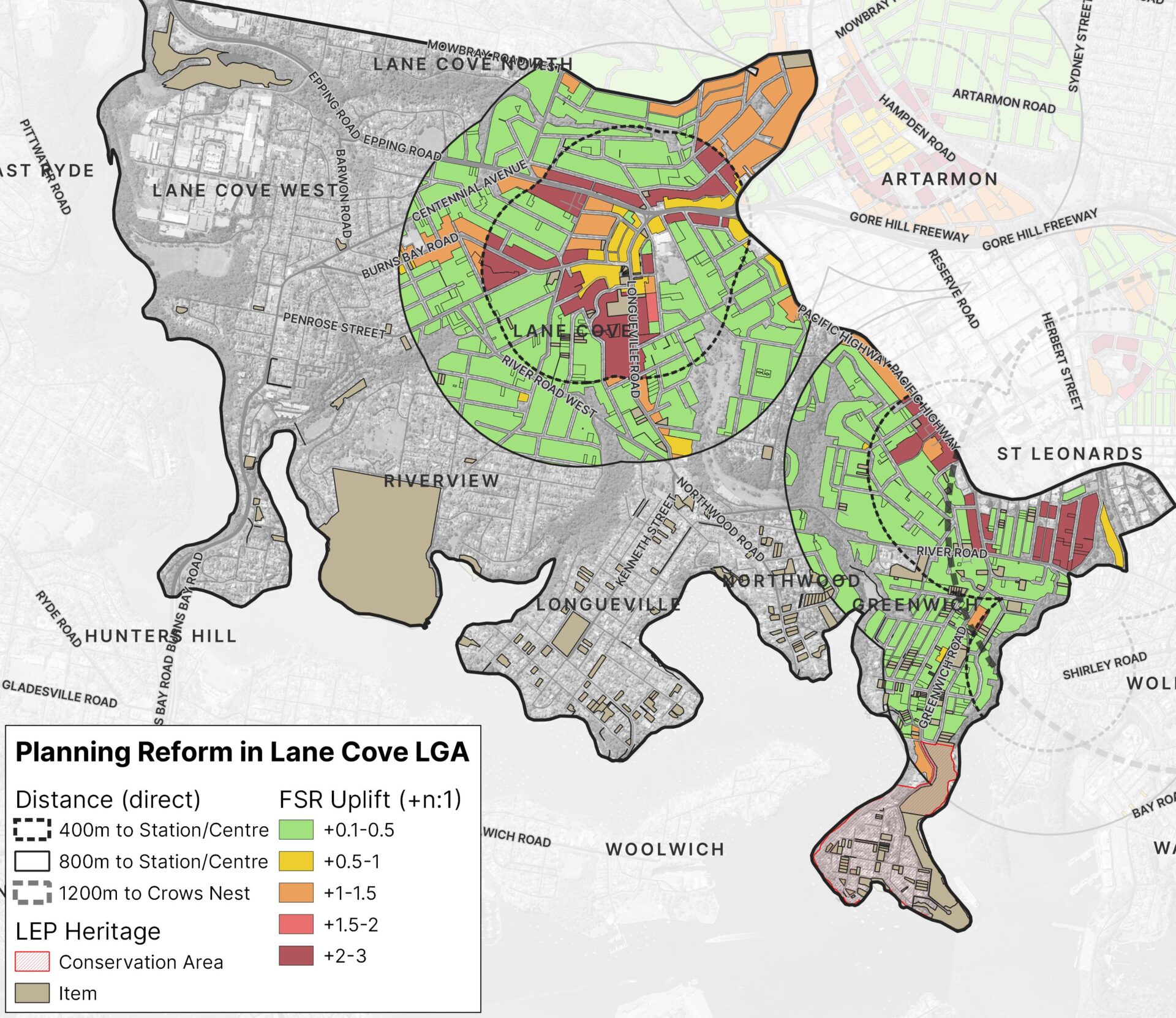 NSW Govt Planning Proposals - Which Lane Cove Properties are Impacted ...